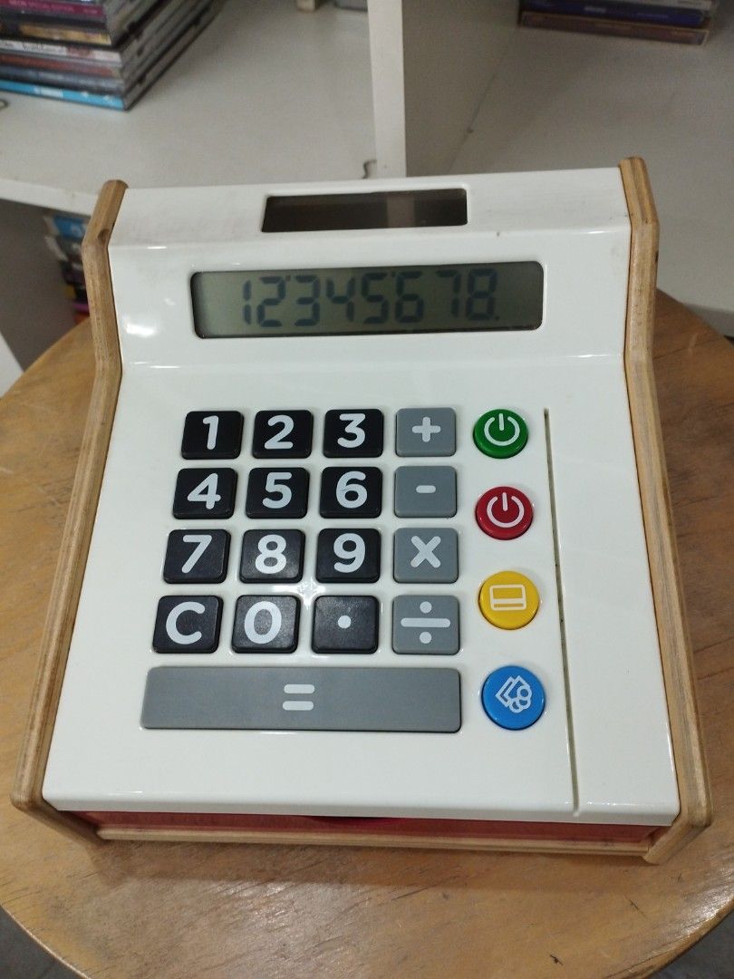 IKEA Wooden Cash Register Calculator, Hobbies & Toys, Toys & Games on ...