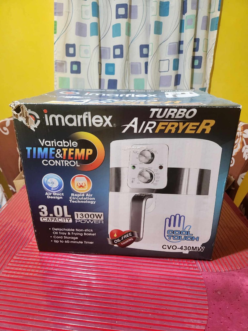 Imarflex Turbo Air Fryer CVO-430MW, TV & Home Appliances, Kitchen ...