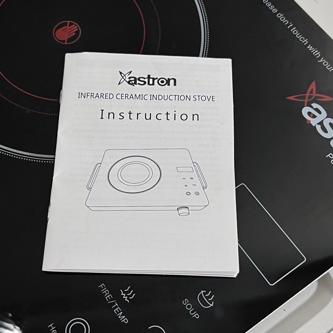 Induction stove (Astron Powerheat1), TV & Home Appliances, Kitchen ...