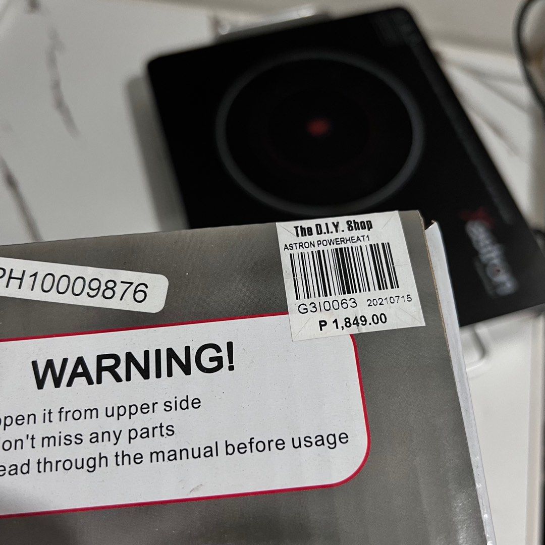 Induction stove (Astron Powerheat1), TV & Home Appliances, Kitchen ...