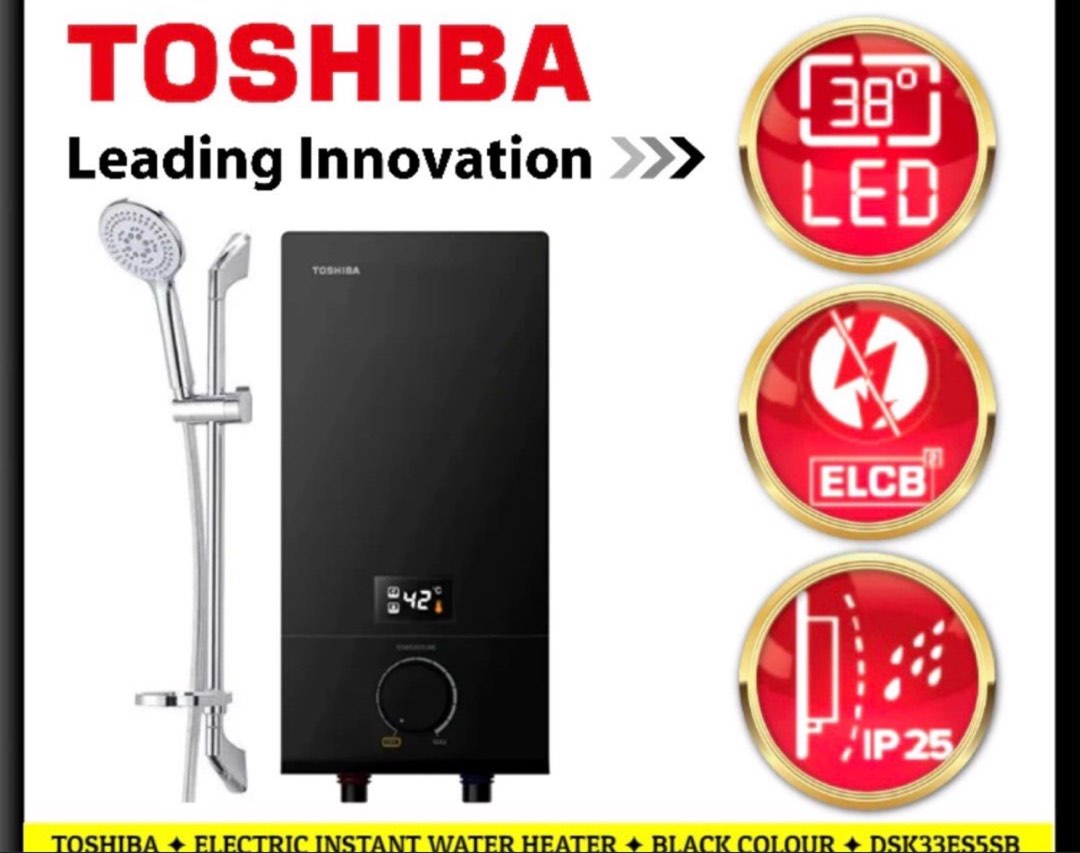 Toshiba Instant heater shock prevention, TV & Home Appliances, Water ...