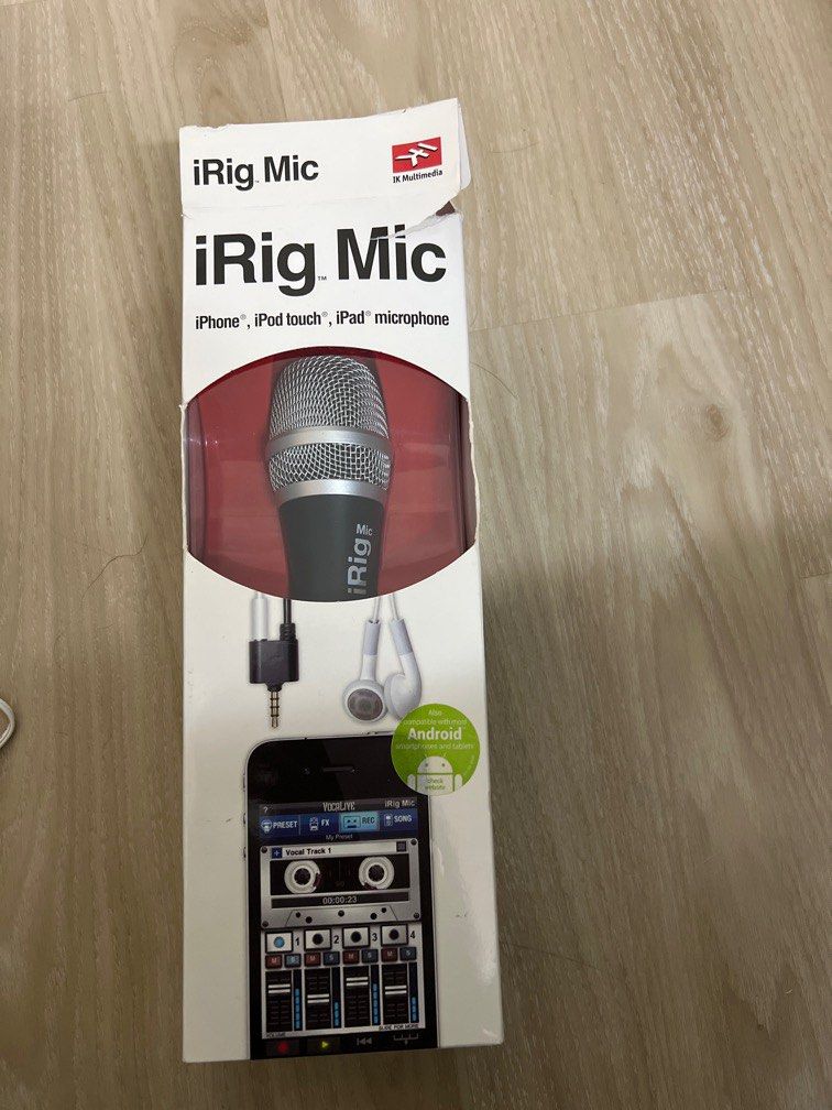 IRig Mic Microphone, Audio, Microphones on Carousell
