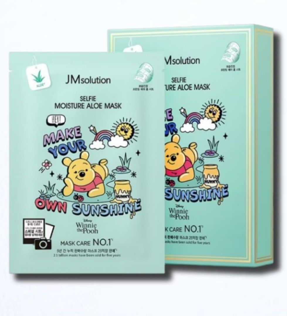 JM Solution Selfie Moisture Aloe Mask, Beauty & Personal Care, Face ...