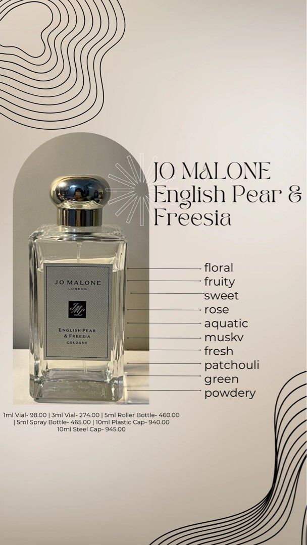 JO MALONE | 1ml, 3ml, 5ml, 10ml decants, Beauty & Personal Care ...
