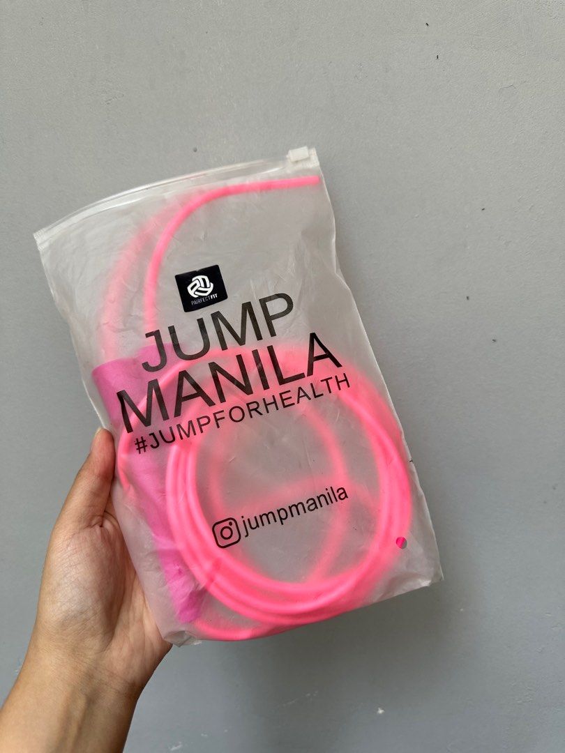 Jump Manila OG Rope (Pink), Sports Equipment, Exercise & Fitness ...