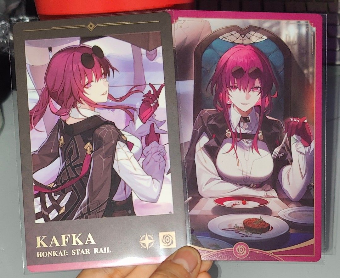 kafka benefit hsr honkai star rail print card, Hobbies & Toys ...