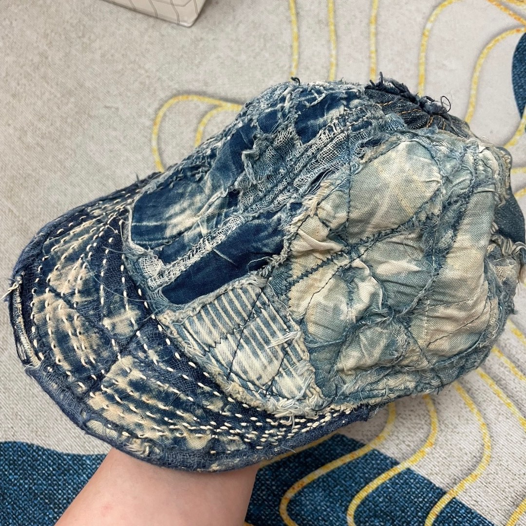 Kapital Kountry Boro Sashiko Cap, Men's Fashion, Watches & Accessories ...