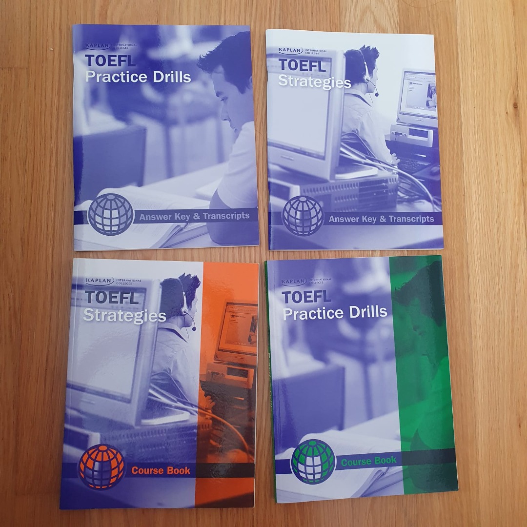 Kaplan TOEFL Assessment Books (Comes with Answer Key), Hobbies & Toys ...