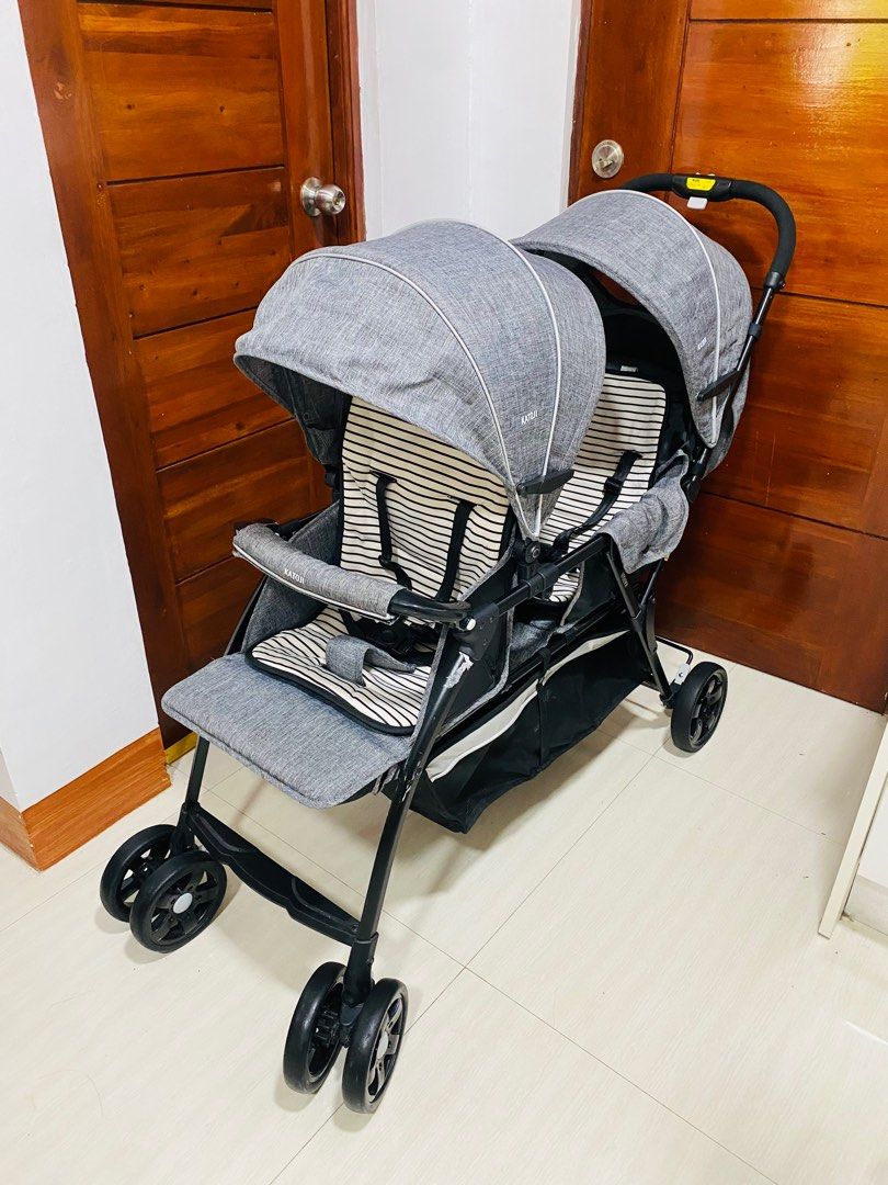 Katoji Double Stroller Tandem Stroller, Babies & Kids, Going Out ...