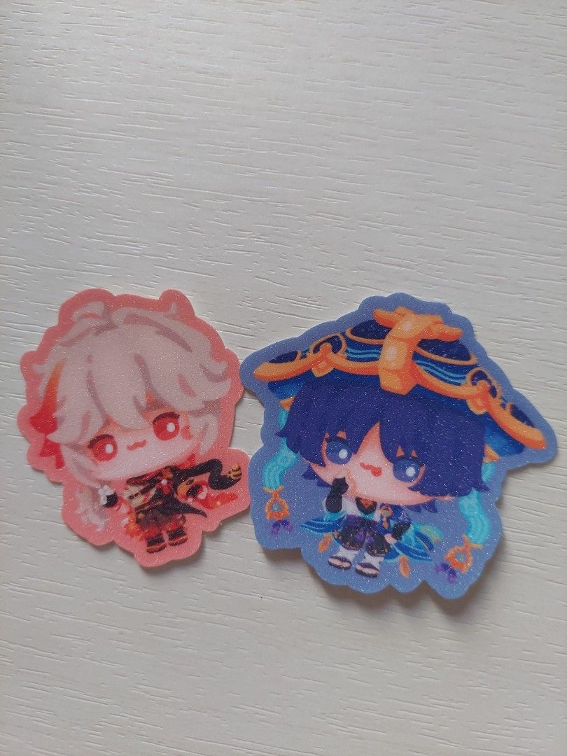 Kazuha & Scaramouche (Wanderer) sticker, Hobbies & Toys, Stationery ...