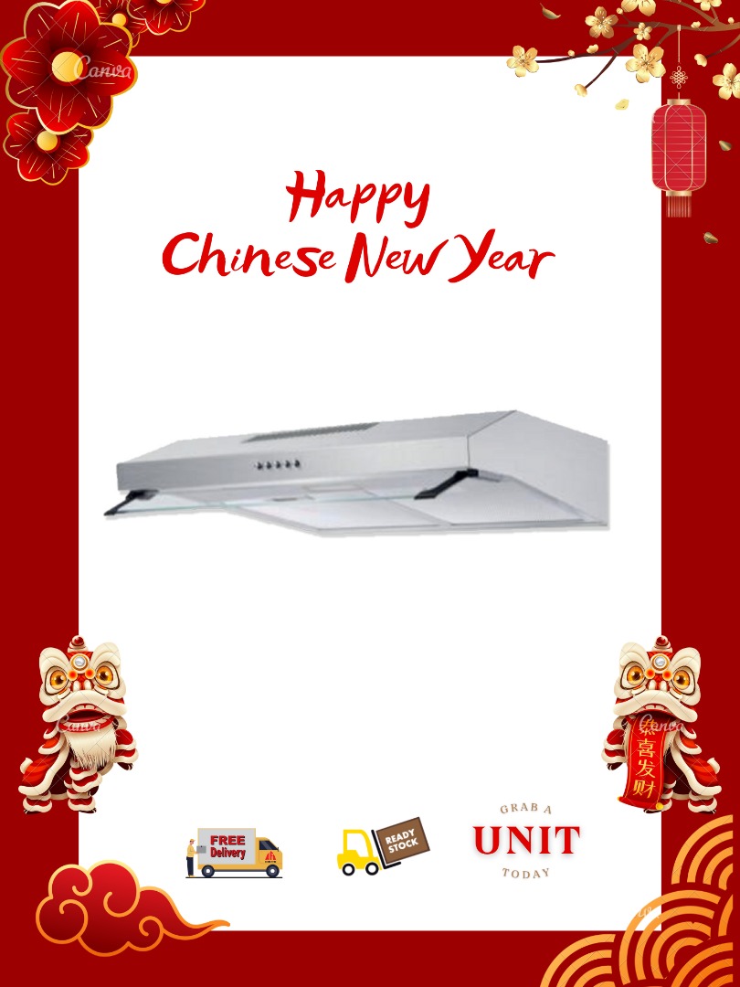 Kitchen Cooker Hood Compact Design Aifa ACH-90TT, TV & Home Appliances ...