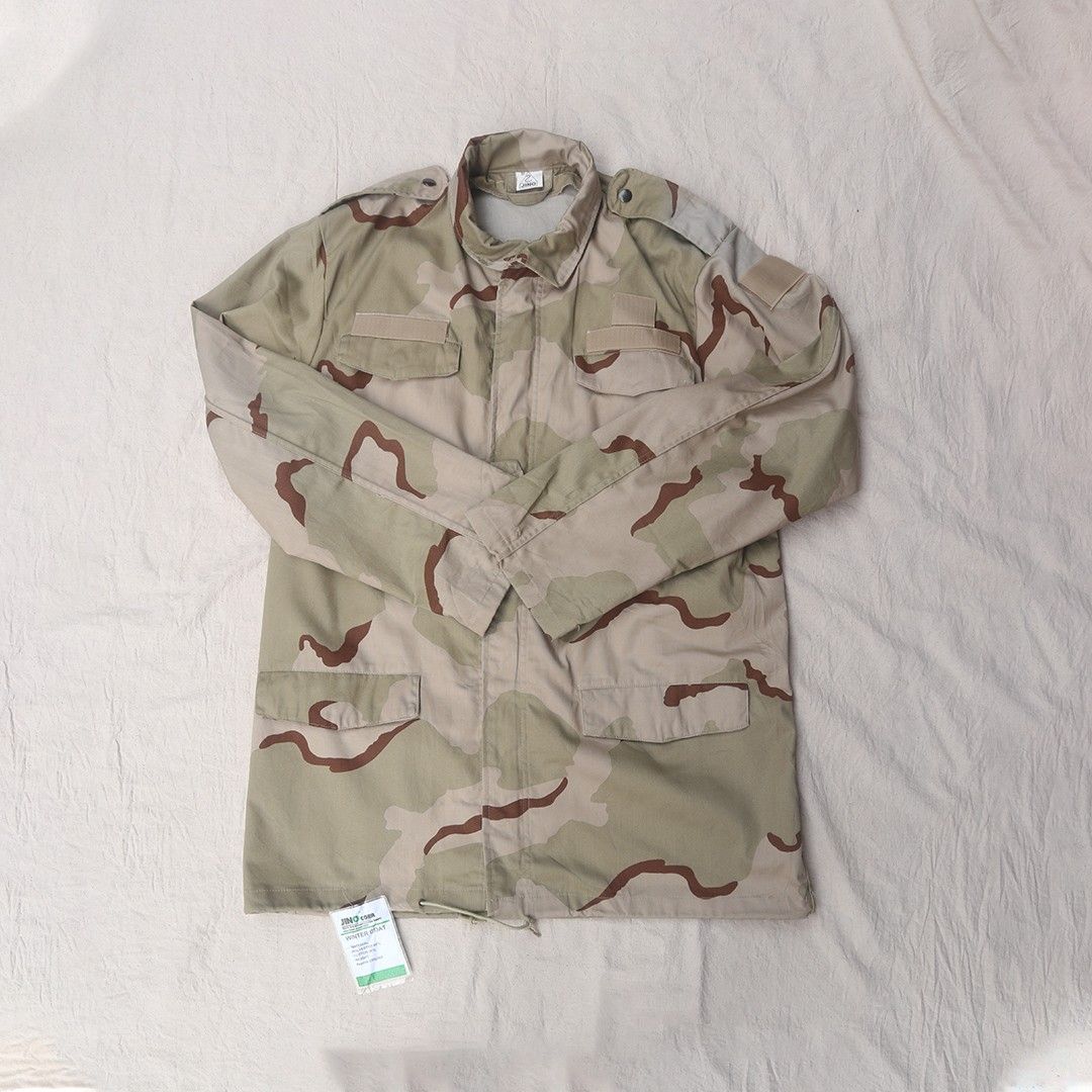 Korean Military Winter Coat by Jino, Fesyen Pria, Pakaian , Baju Luaran di Carousell