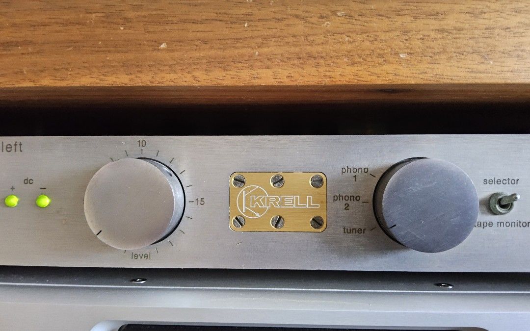 KRELL PAM-1 Preamplifier with MC and MM Phono and separate power supply ...