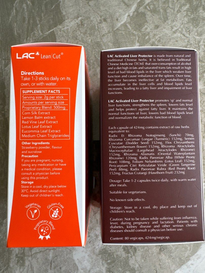 LAC Lean Cut Belli Lean & Liver Protector Supplemens, Health ...