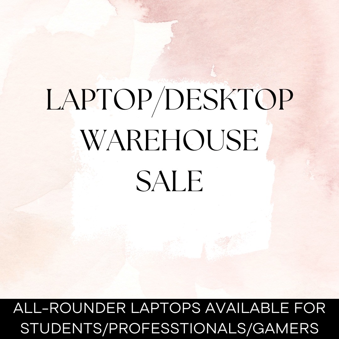 Laptop / Desktop Warehouse Sale !, Computers & Tech, Laptops ...