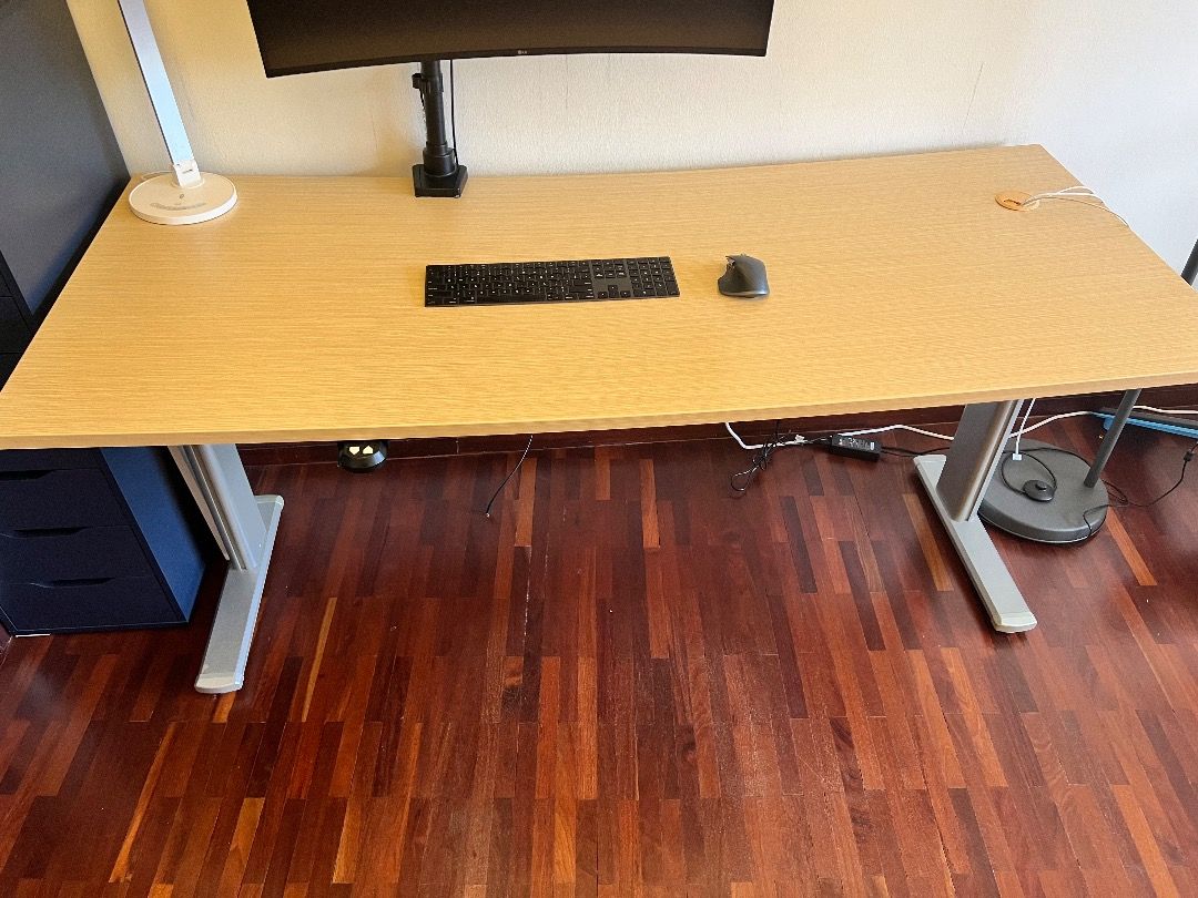 Large Standing Desk - Actiforce (180cm wide, 75cm deep), Furniture ...