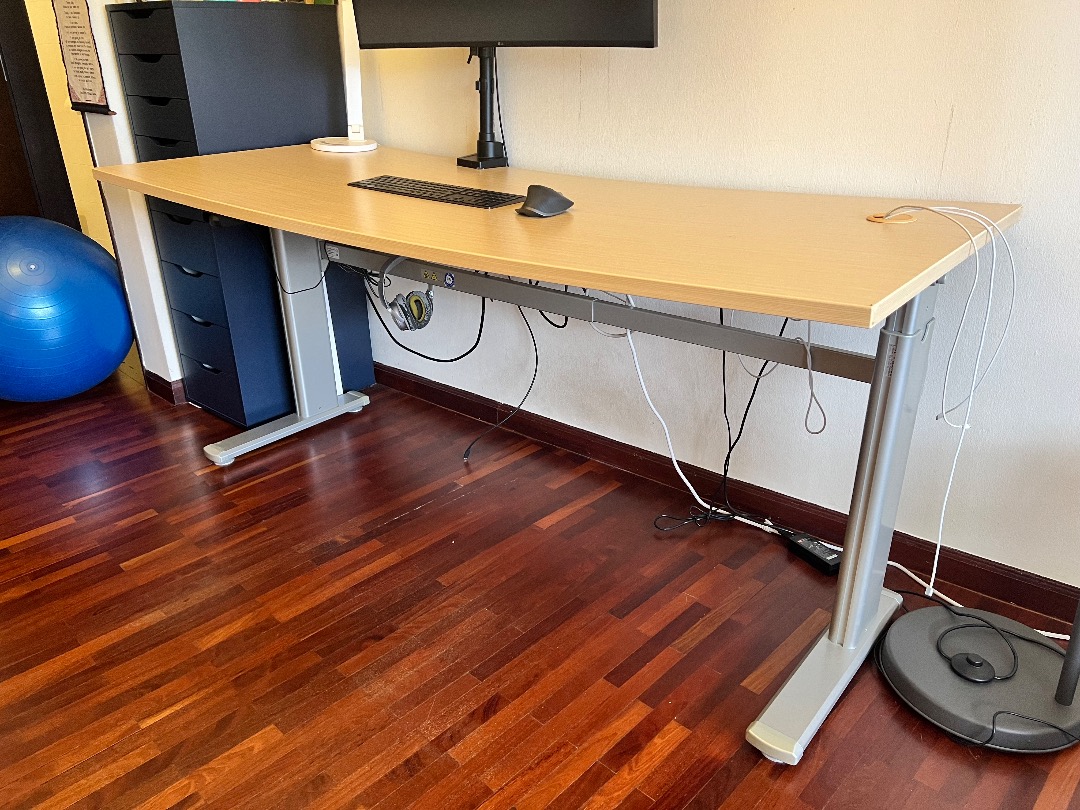 Large Standing Desk - Actiforce (180cm wide, 75cm deep), Furniture ...