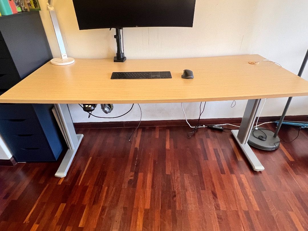 Large Standing Desk - Actiforce (180cm wide, 75cm deep), Furniture ...