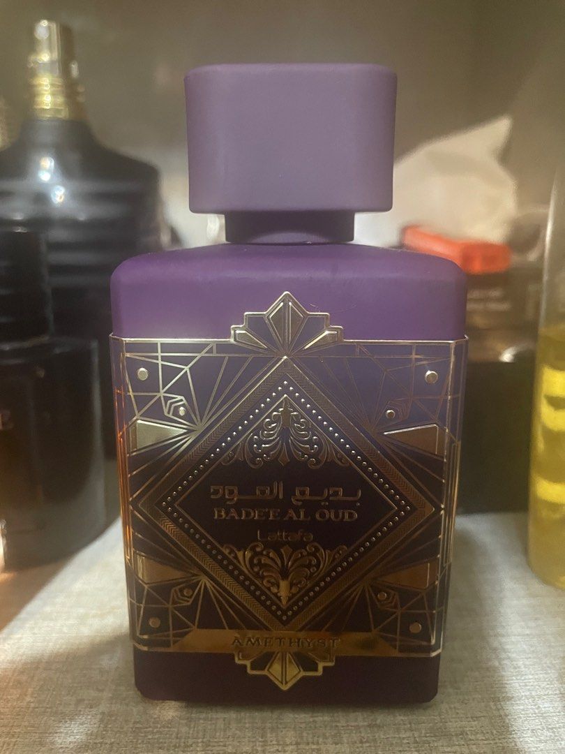 Lattafa Amethyst Badee Al Oud, Beauty & Personal Care, Fragrance ...