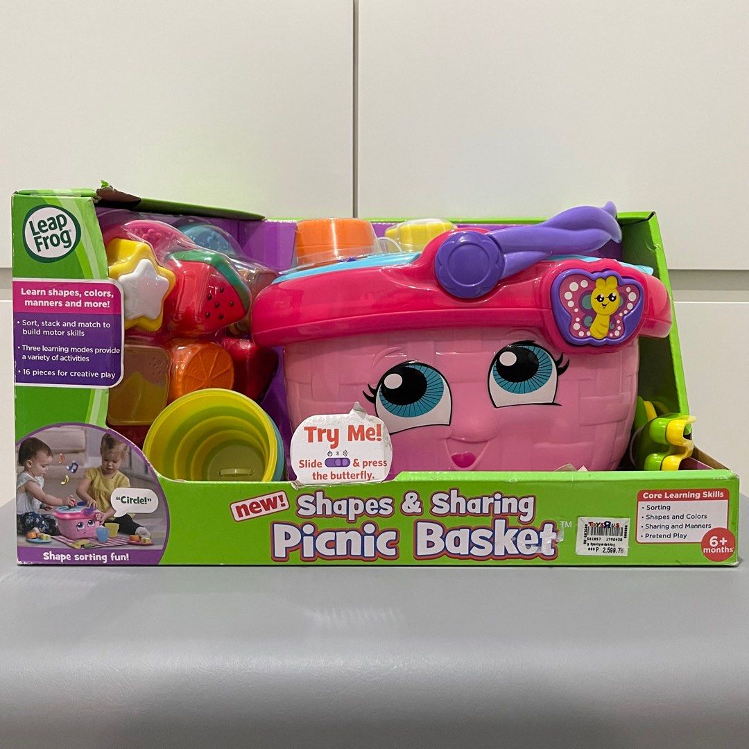 Leapfrog Shapes & Sharing Picnic Basket, Hobbies & Toys, Toys & Games ...