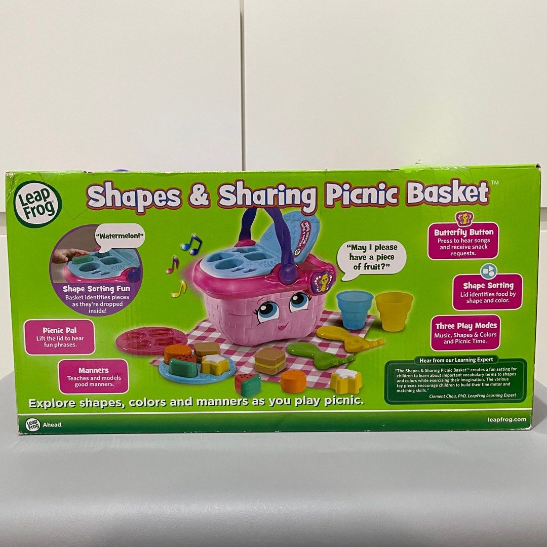 Leapfrog Shapes & Sharing Picnic Basket, Hobbies & Toys, Toys & Games ...