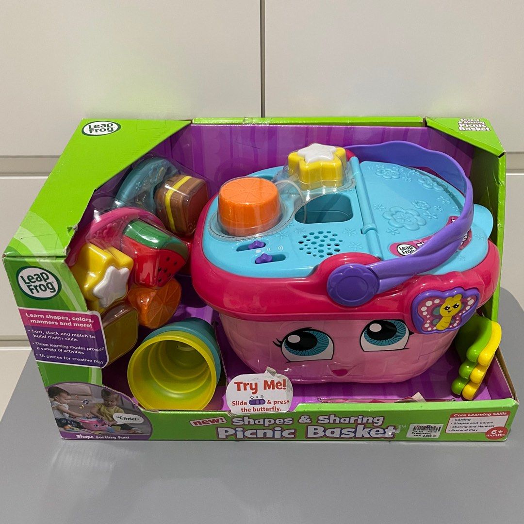 Leapfrog Shapes & Sharing Picnic Basket, Hobbies & Toys, Toys & Games ...