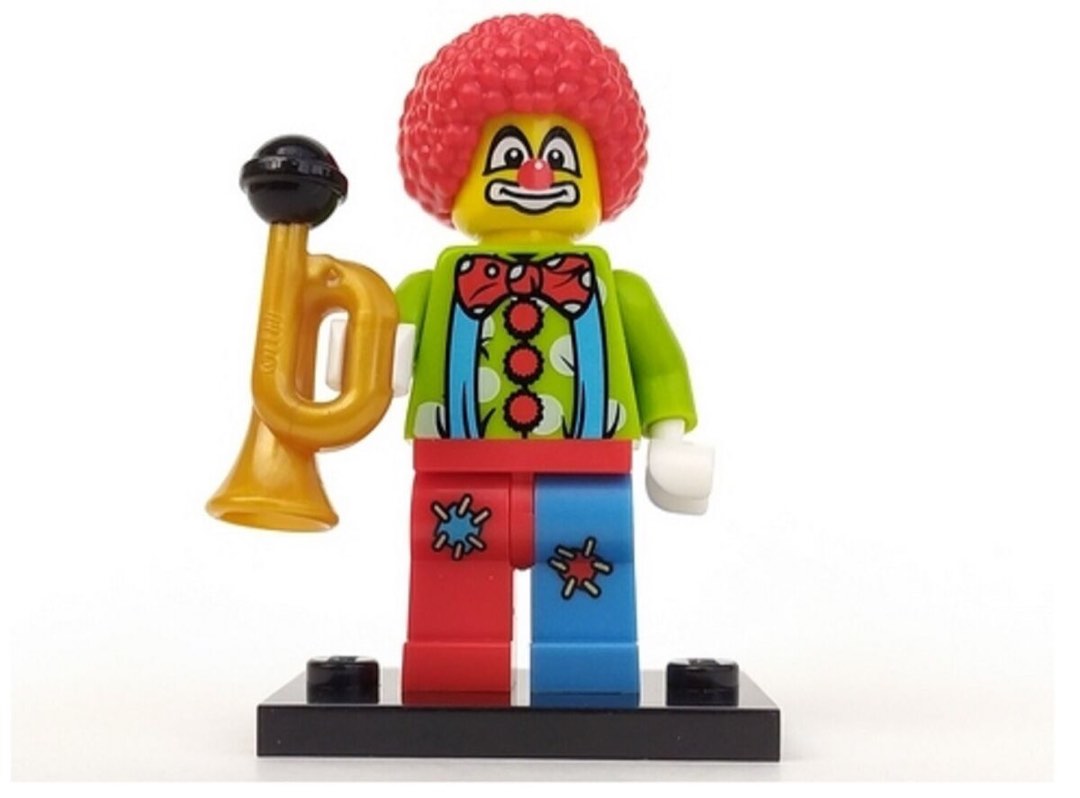 LEGO Circus Clown Minifig with Horn Series 1, Hobbies & Toys, Toys ...