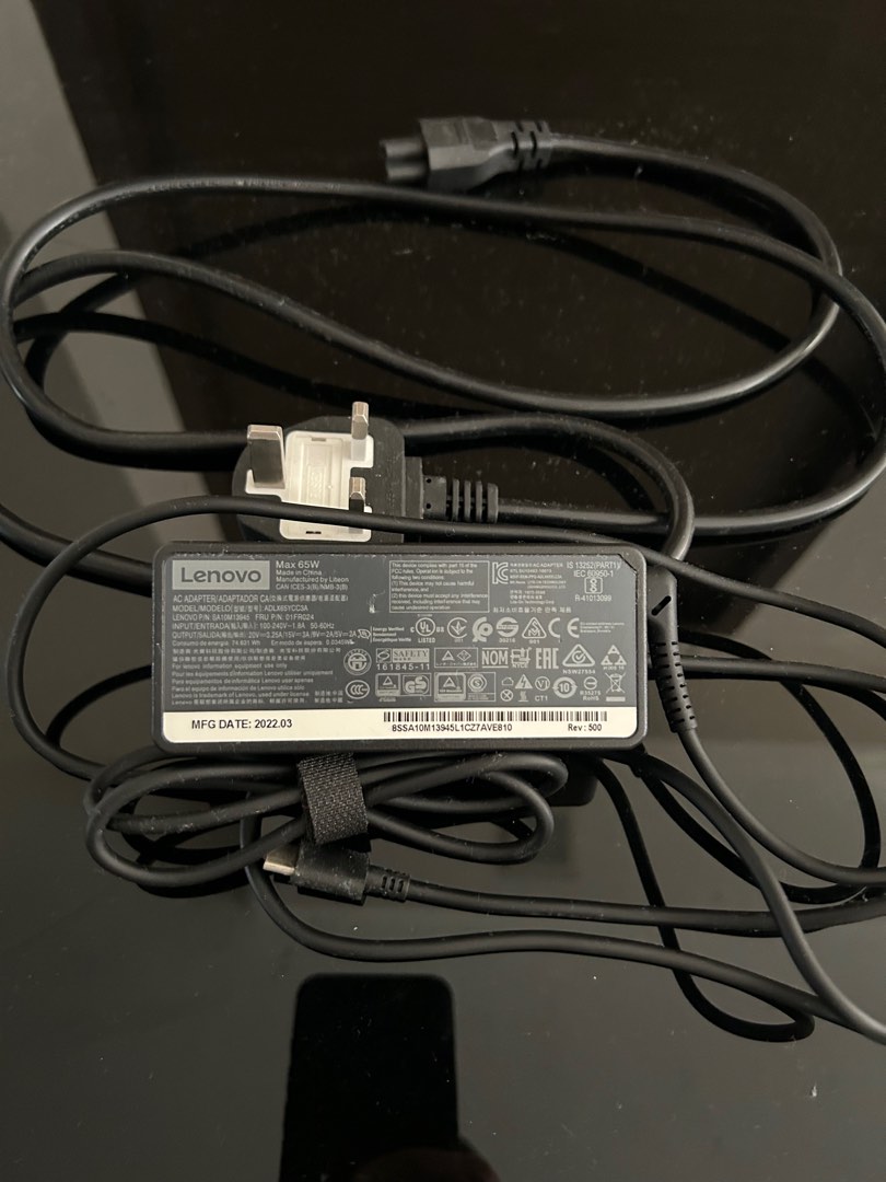 Lenovo Laptop Charger W Usb C Computers Tech Parts Accessories Cables Adaptors On