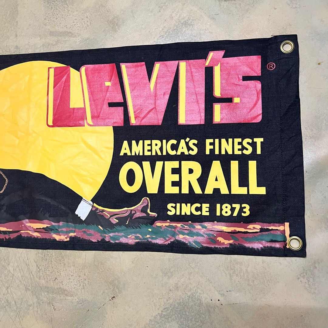Levis Banner Advertising, Hobbies & Toys, Stationery & Craft, Art ...