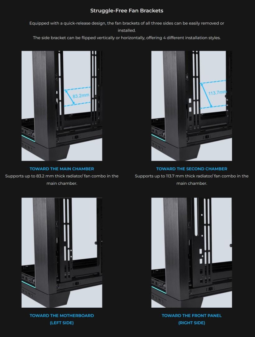 LIAN LI O11D EVO RGB — Black | White, Computers & Tech, Parts ...