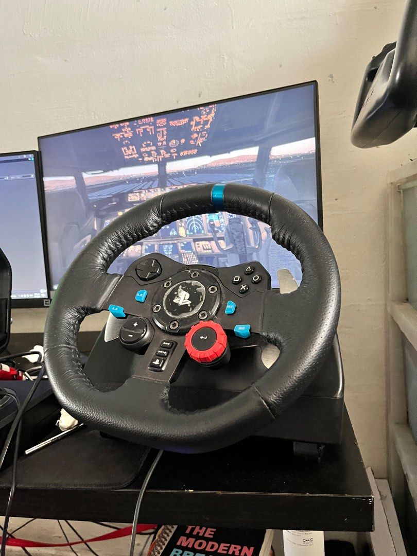 Logitech G29 racing wheel + Shifter, Video Gaming, Gaming Accessories ...
