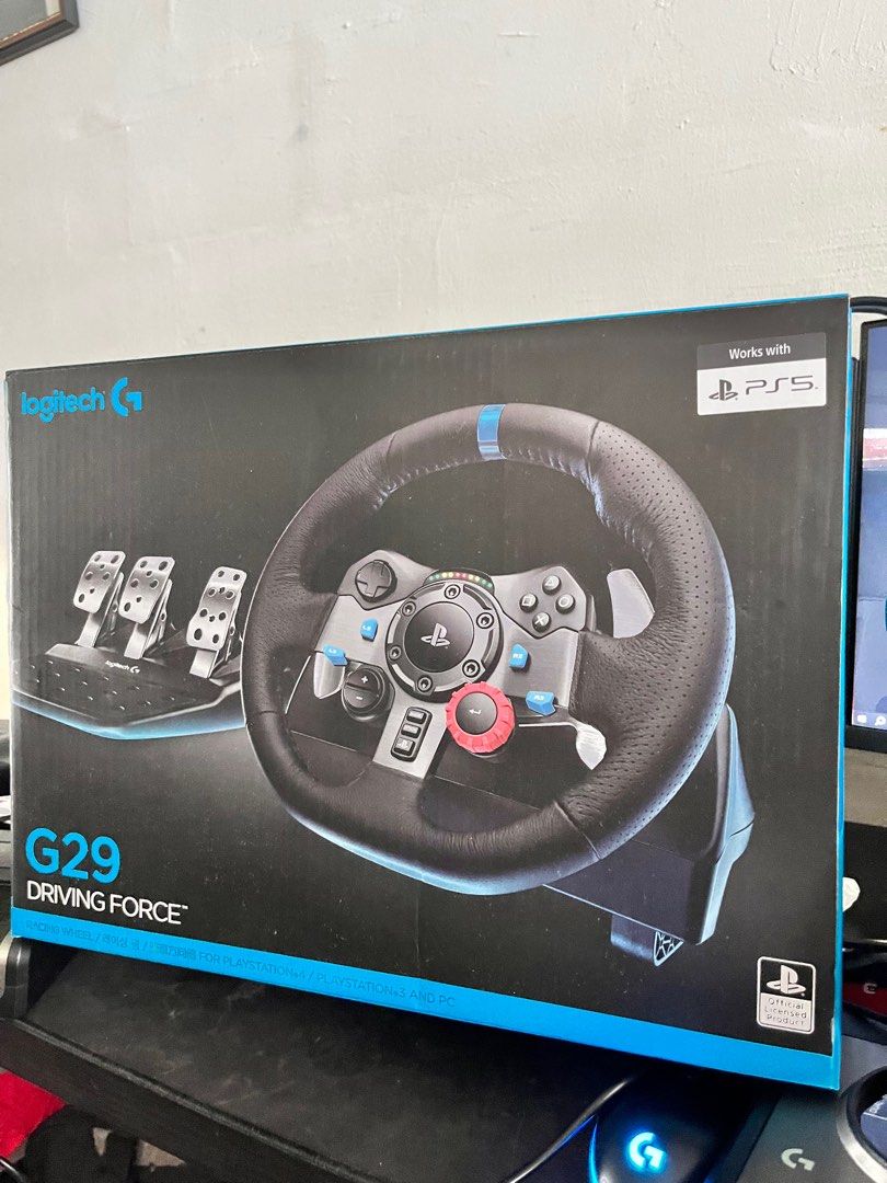 Logitech G29 racing wheel + Shifter, Video Gaming, Gaming Accessories ...