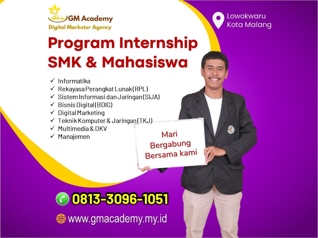 Lokasi Magang SMK 2024 di Malang, Pekerjaan, Magang & lainnya di Carousell