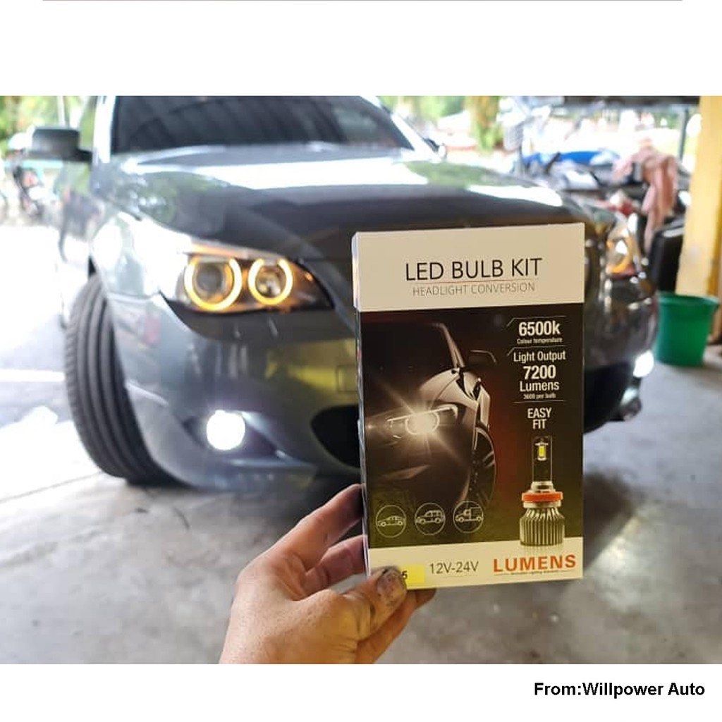 Lumens Car LED Headlight Headlamp Bulb Kit (Canada) 6500K 7200 lumes ...