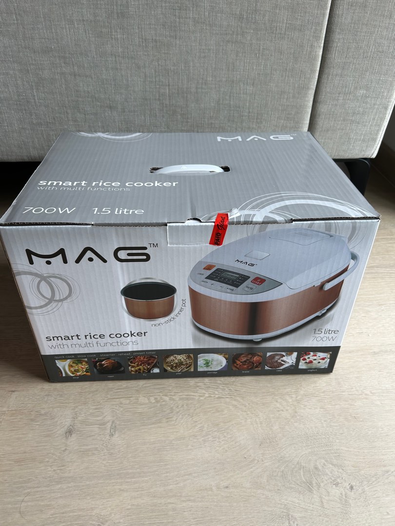 MAG multifunction rice cooker 1.5L, TV & Home Appliances, Kitchen ...