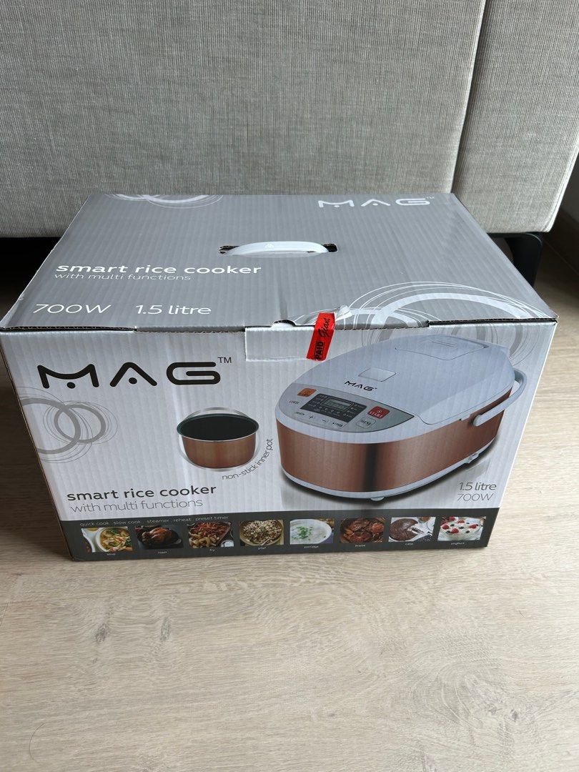 MAG multifunction rice cooker 1.5L, TV & Home Appliances, Kitchen ...