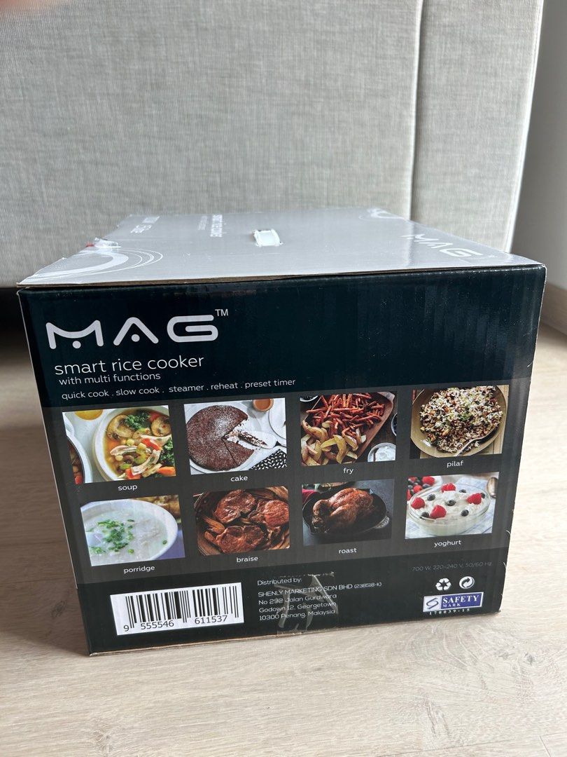 MAG multifunction rice cooker 1.5L, TV & Home Appliances, Kitchen ...