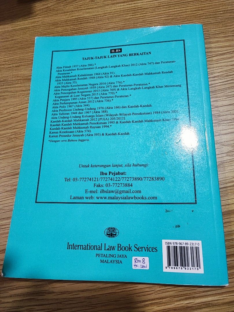 (MAL) Akta Keterangan 1950 ( Akta 56 ) & Akta Keterangan Saksi Kanak ...