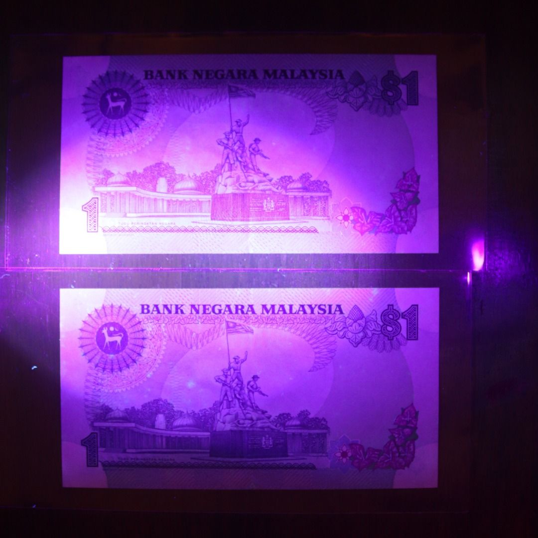 Malaysian AU Running Pair x2 RM1 S5 Aziz Taha BZ Last Prefix 5th Series ...