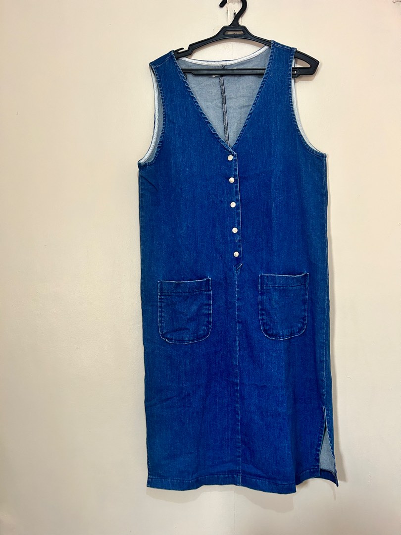 Maong Dress, Women's Fashion, Dresses & Sets, Dresses on Carousell