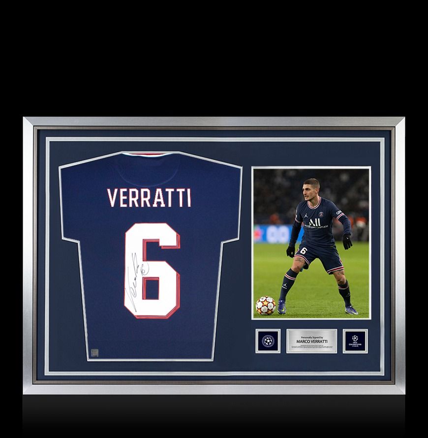 Marco Verratti Official UEFA Champions League Back Signed and Hero ...