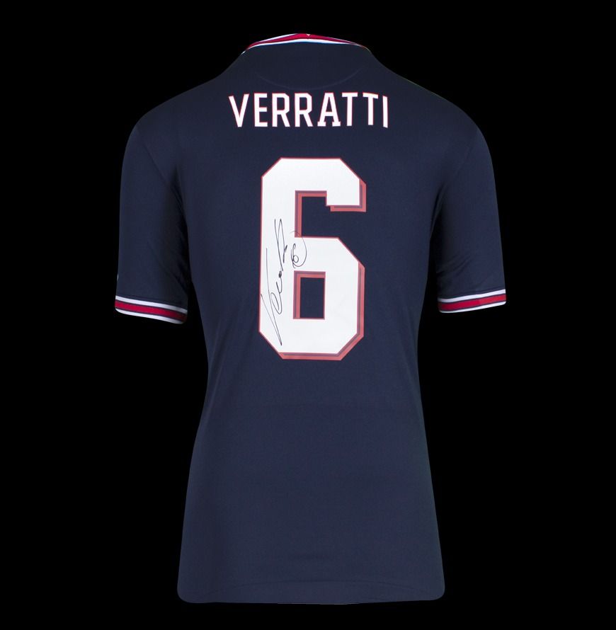 Marco Verratti Official UEFA Champions League Back Signed and Hero ...