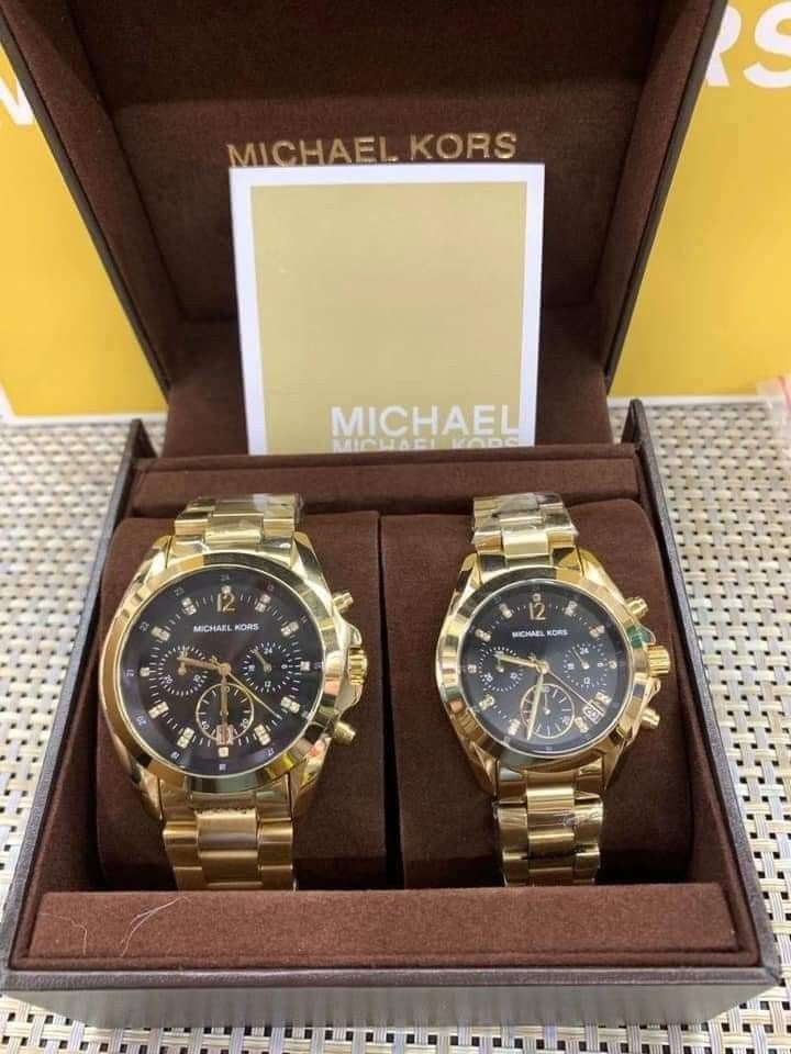 Michael Kors Couple Watch, Luxury, Watches on Carousell