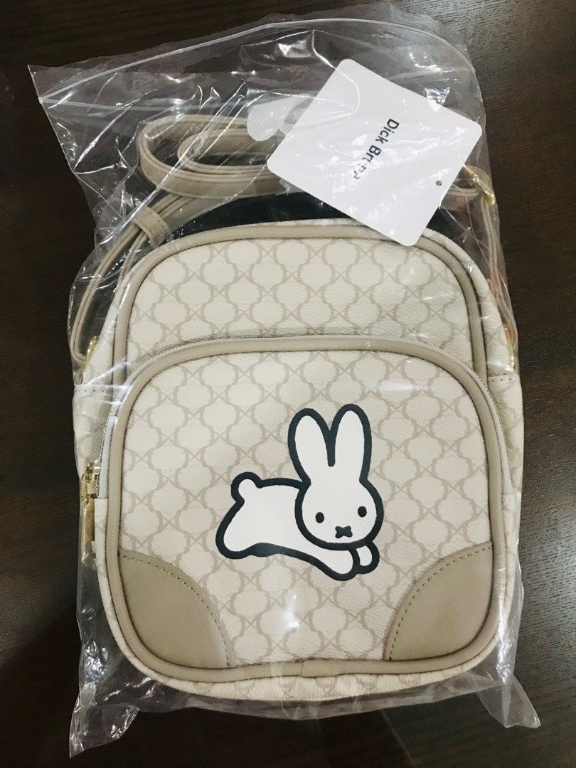 Miffy X Shimamura Macadam Pattern Crossbody Sling Bag, Hobbies & Toys ...