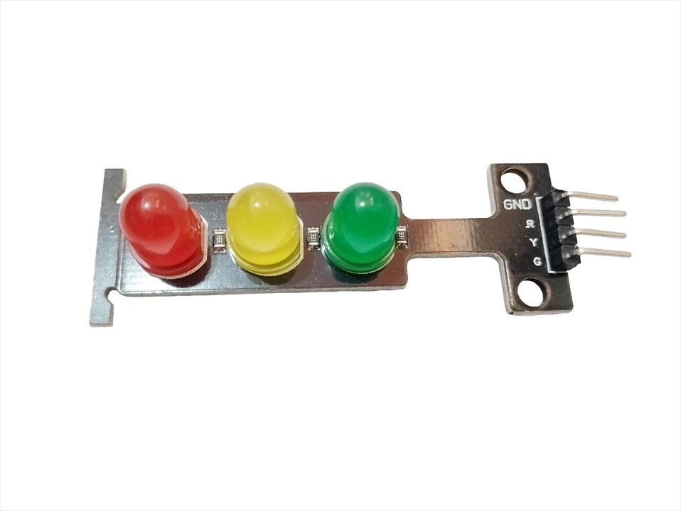 MINI LED TRAFFIC LIGHT MODULE, 5V 5mm 4-PIN, BEST FOR ARDUINO/ CREATIVE ...