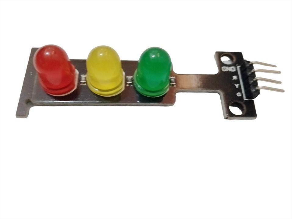 MINI LED TRAFFIC LIGHT MODULE, 5V 5mm 4-PIN, BEST FOR ARDUINO/ CREATIVE ...