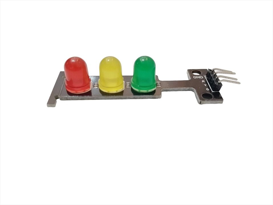 MINI LED TRAFFIC LIGHT MODULE, 5V 5mm 4-PIN, BEST FOR ARDUINO/ CREATIVE ...