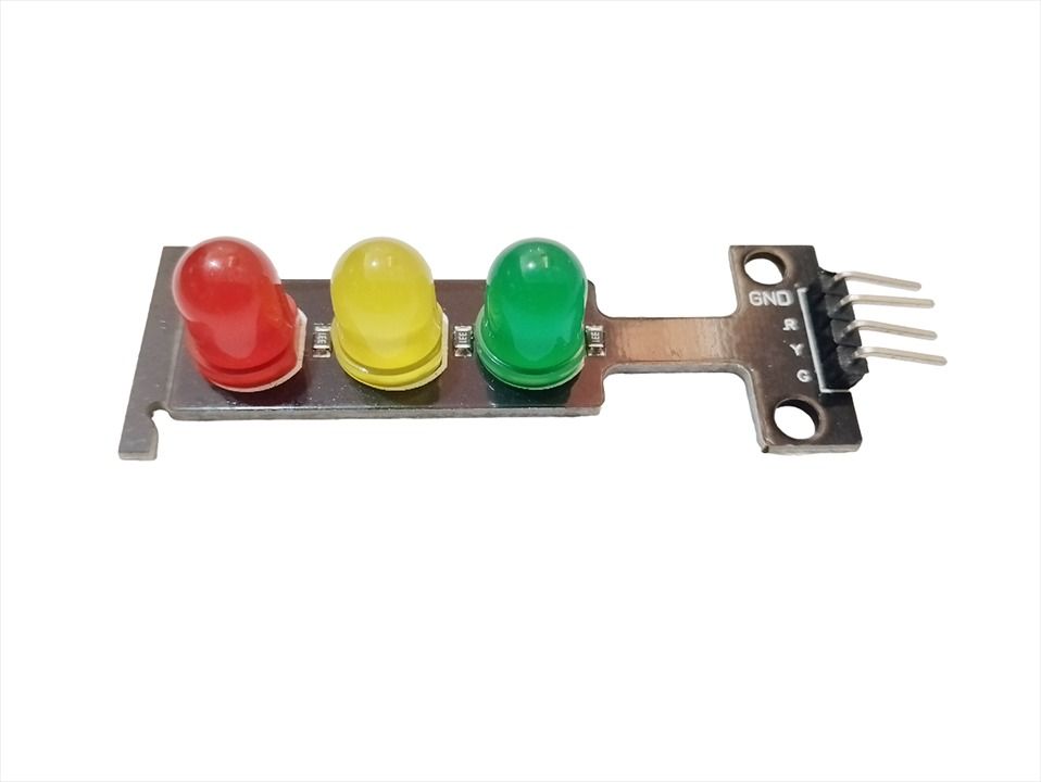 MINI LED TRAFFIC LIGHT MODULE, 5V 5mm 4-PIN, BEST FOR ARDUINO/ CREATIVE ...