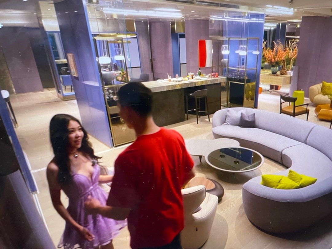 Minji Singles Inferno Purple Dress, Women's Fashion, Dresses & Sets ...