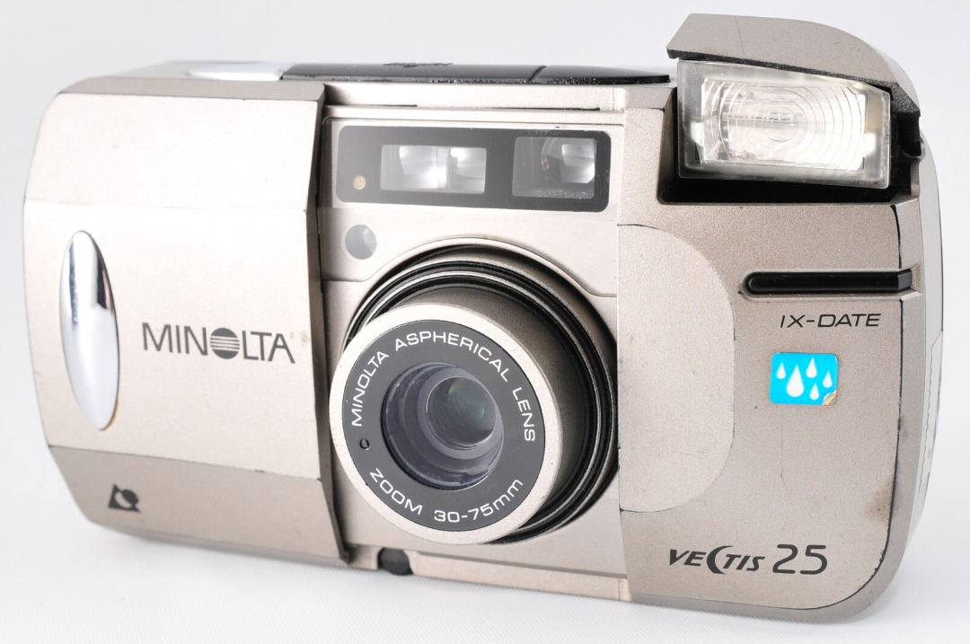 Minolta Vectis 25 IX-DATE APS Film Camera 13604818 From JAPAN ...